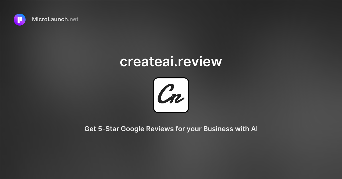 Createai.review is now on Microlaunch