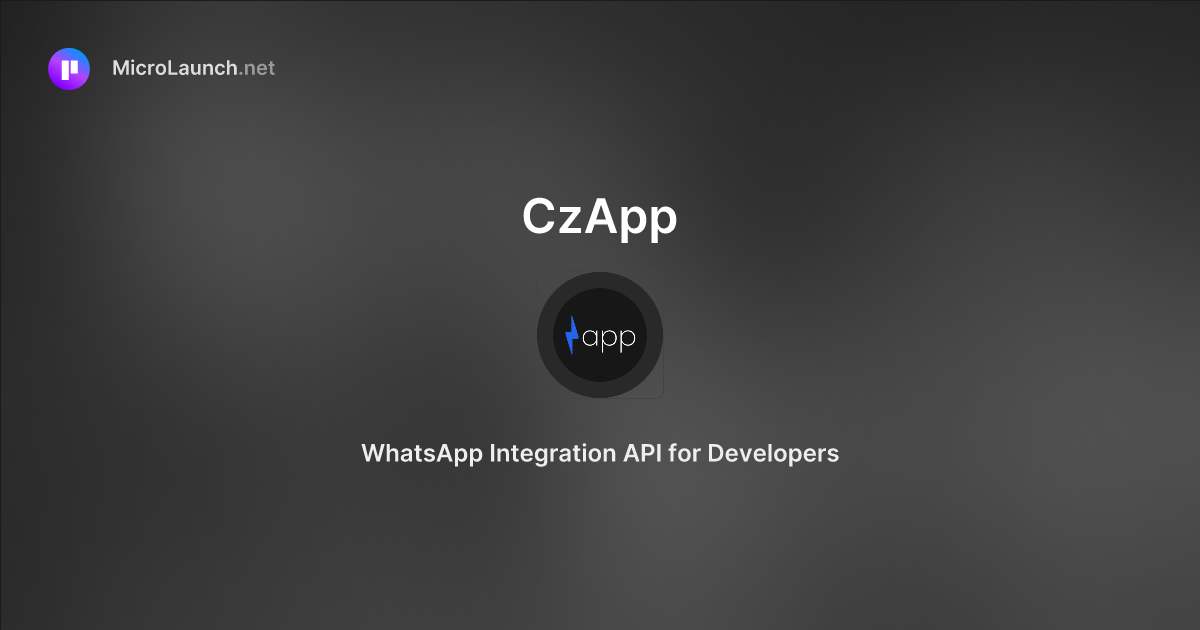 CzApp is now on Microlaunch