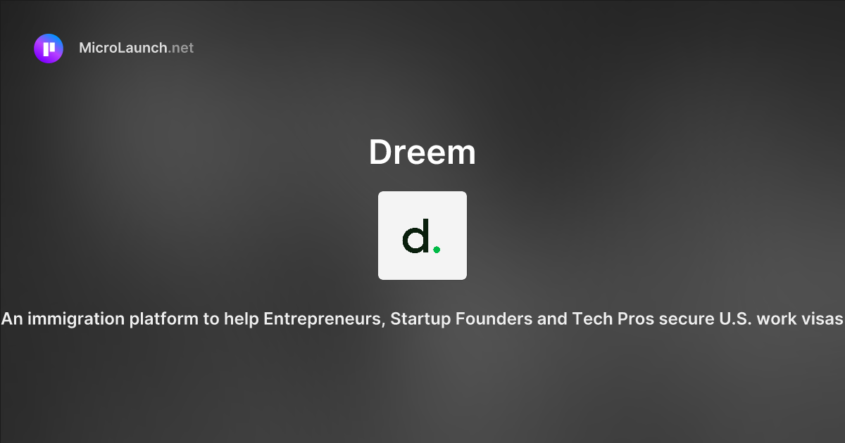 Dreem is now on Microlaunch