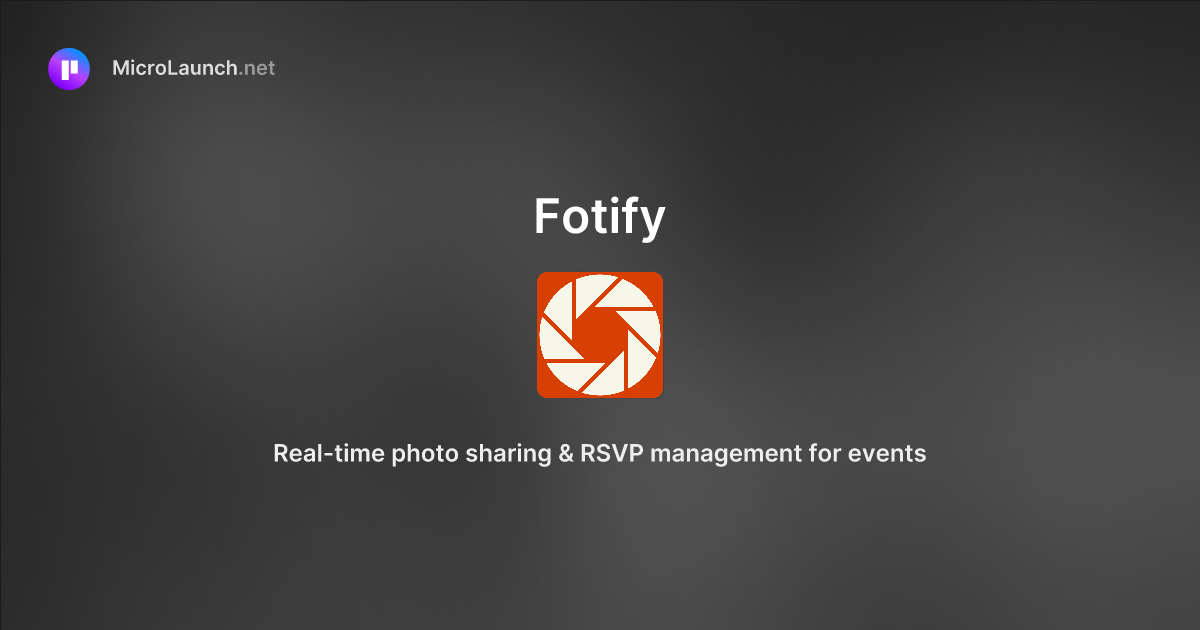 Fotify is now on Microlaunch