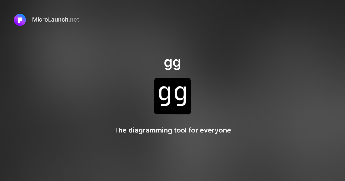 Gg is now on Microlaunch