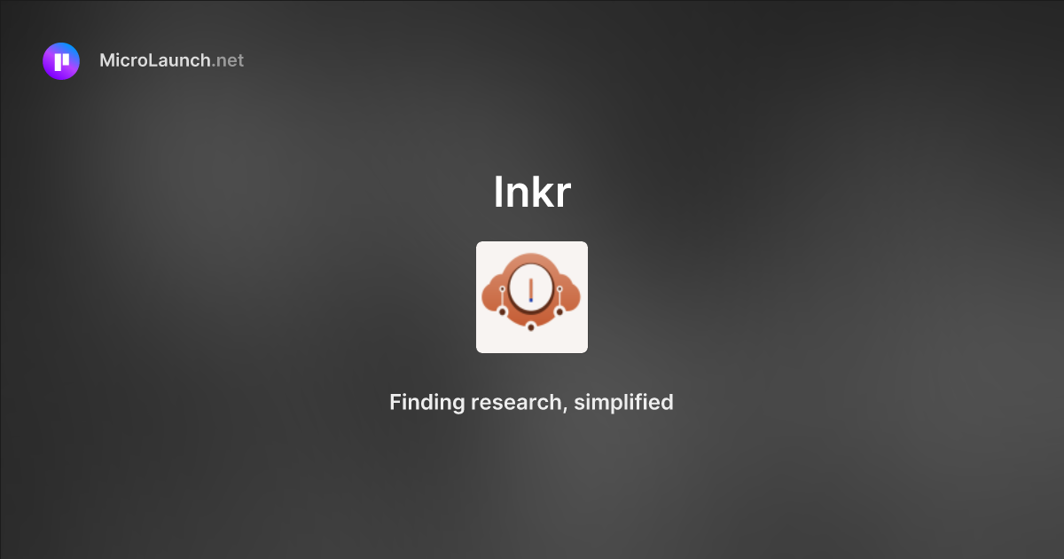Inkr is now on Microlaunch
