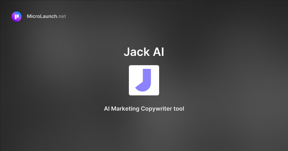Jack AI is now on Microlaunch