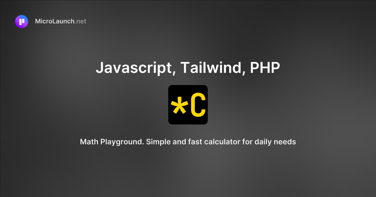 Javascript Tailwind Php Is Now On Microlaunch 9422