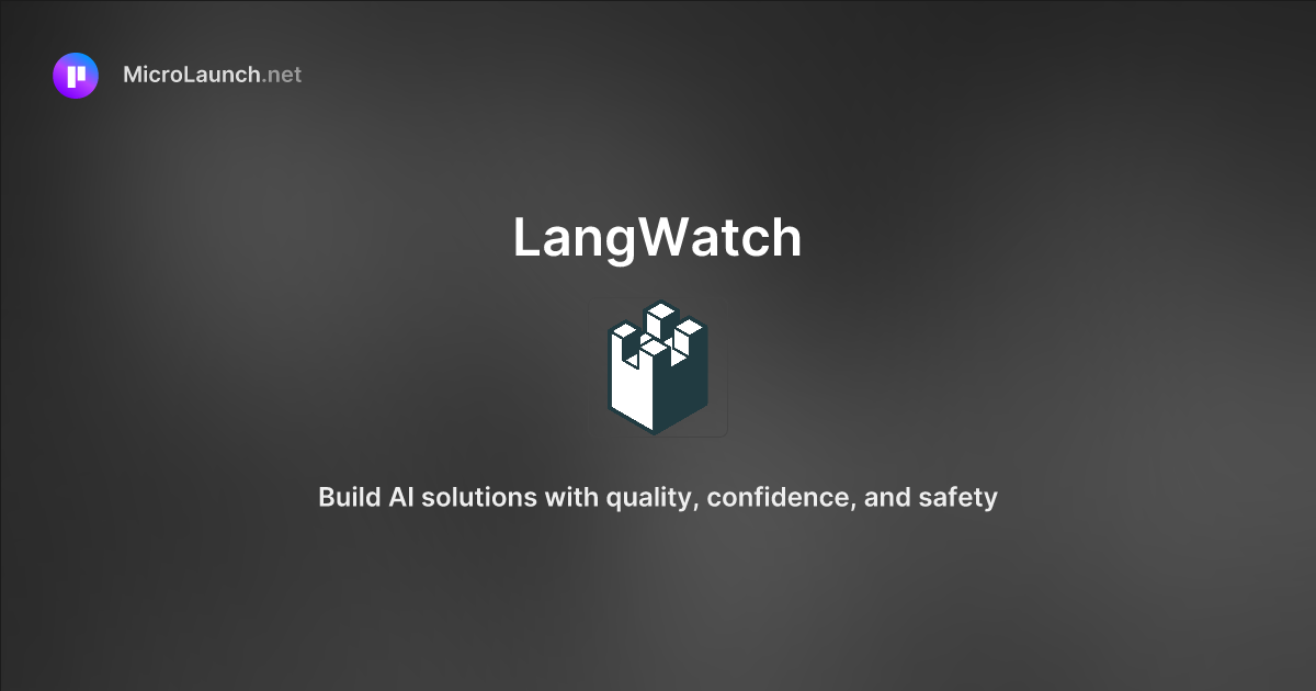 LangWatch is now on Microlaunch