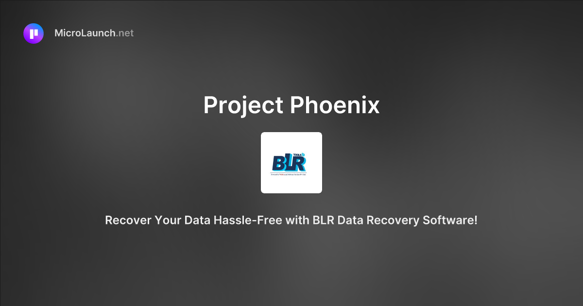 Project Phoenix is now on Microlaunch