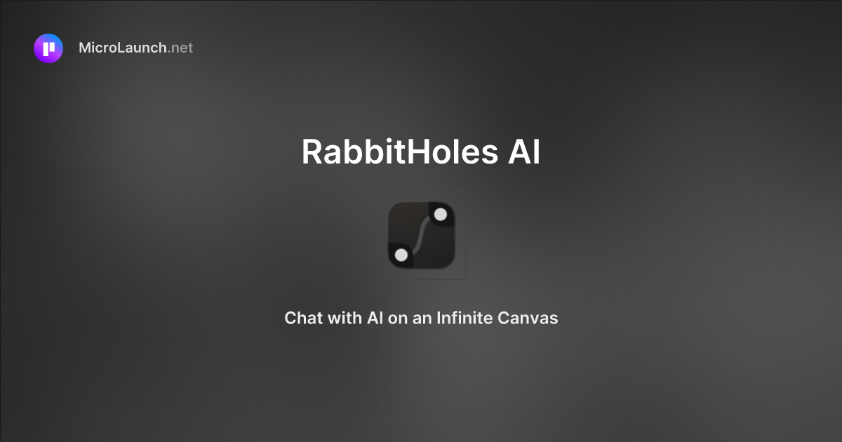 RabbitHoles AI is now on Microlaunch