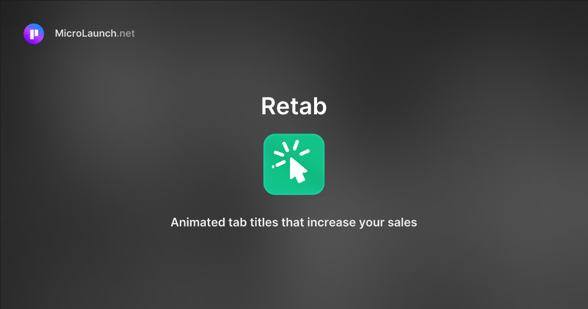 Retab is now on Microlaunch