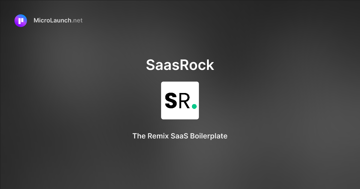SaasRock is now on Microlaunch
