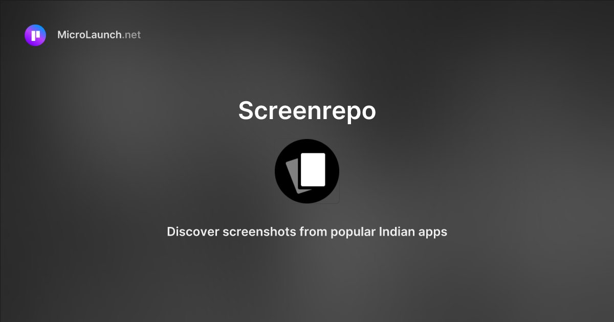 Screenrepo is now on Microlaunch