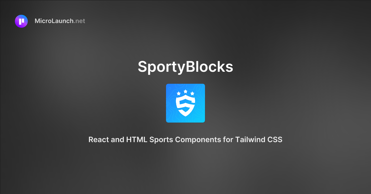 SportyBlocks is now on Microlaunch