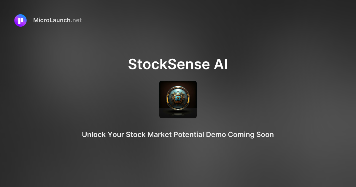 StockSense AI is now on Microlaunch
