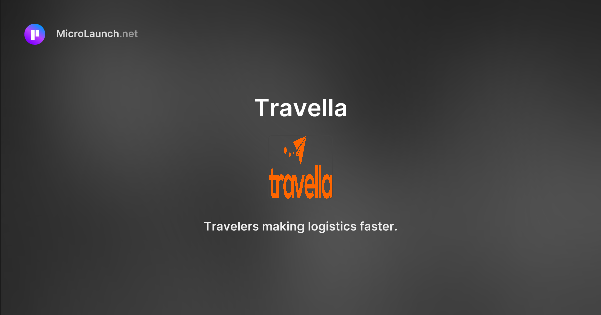 Travella is now on Microlaunch