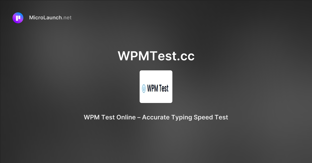 WPMTest.cc is now on Microlaunch